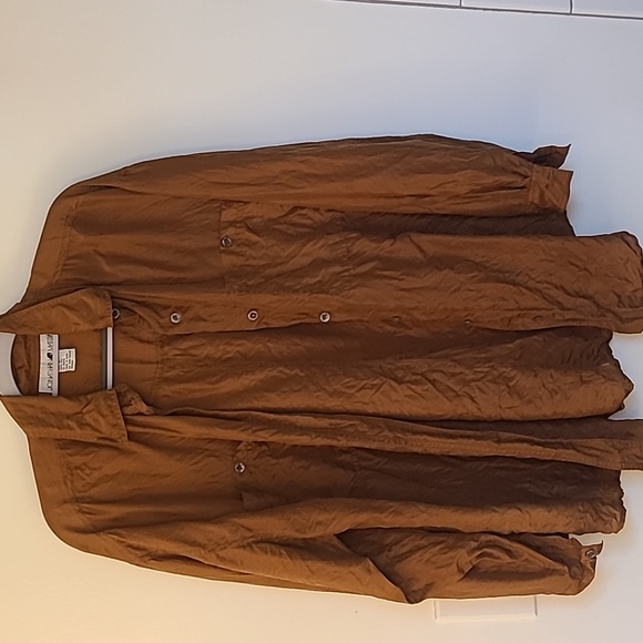 jonathan martin | Tops | Vintage Jonathan Martin Rust Colored Silk ...
